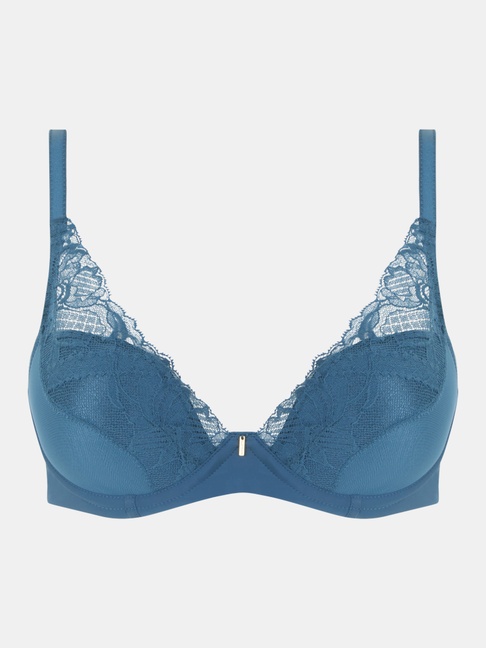 Soutien-gorge coques plongeant - Bleu jeans - Orangerie Dream | Chantelle