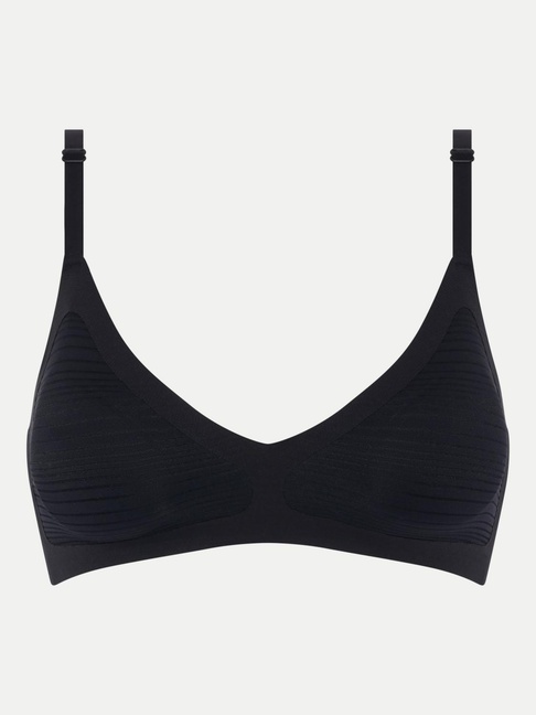 Bralette à coques - Noir - SoftStretch Stripes | Chantelle