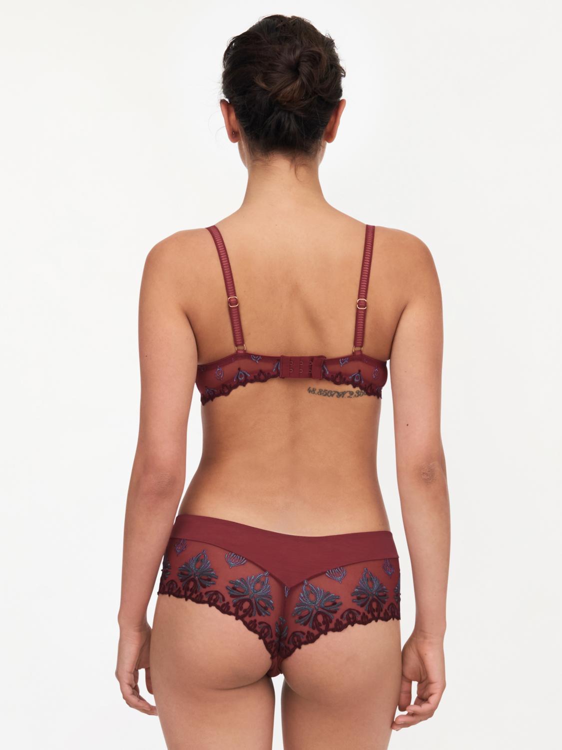 Soutien-gorge corbeille - Acajou multicolore - Champs Elysées | Chantelle